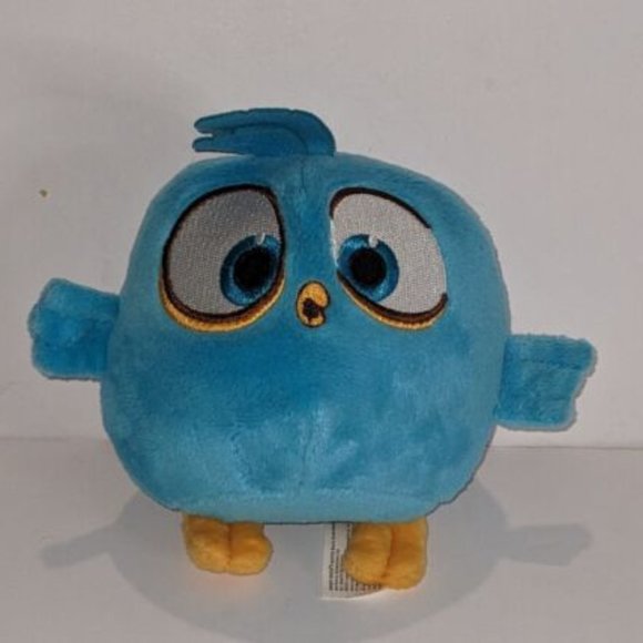 Toys | 216 Angry Birds Movie Hatchlings Blue Baby Plush Stuffed Bird 5 ...